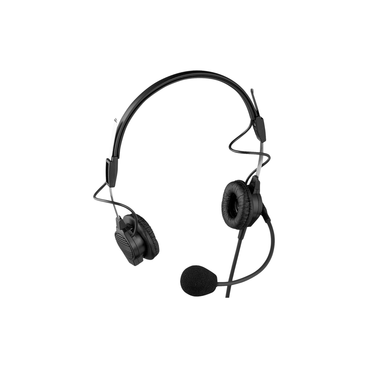 RTS lightweight dual muff headset (4-pin female XLR) – Amber Sound