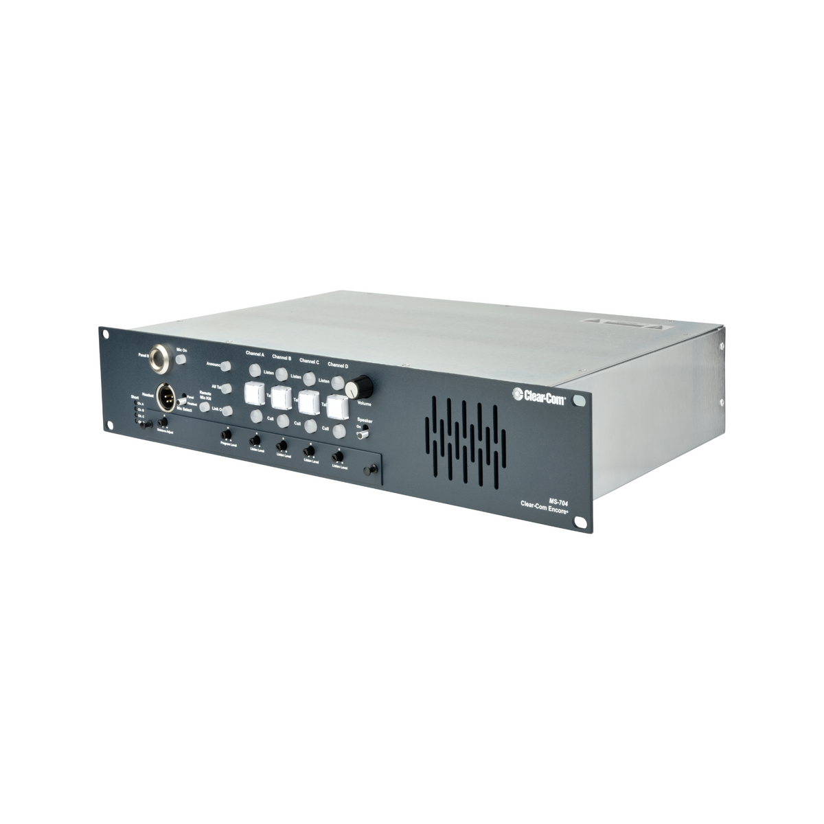 Clear-Com Encore 4-channel main station/speaker; 2U – Amber Sound