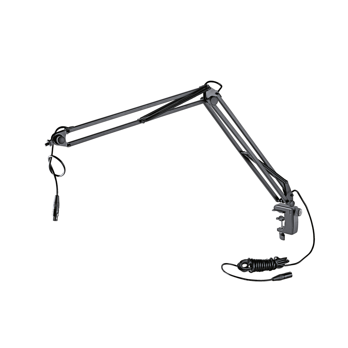 K&M 23850 microphone (Anglepoise style) adjustable desk arm, black ...