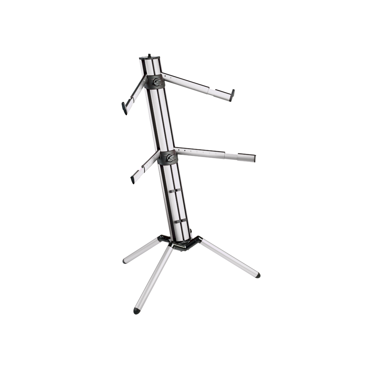 K&M 18860 keyboard stand, "Spider Pro", silver – Amber Sound